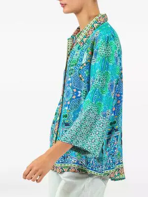 SARACO Atlas Mosaic-print Shirt