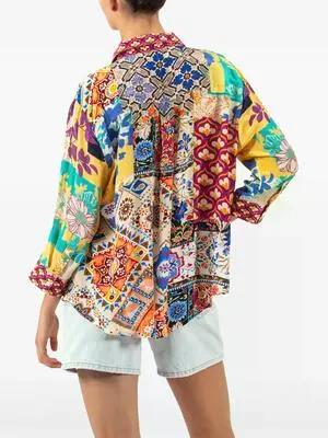 SARACO Boheme Collage Patchwork Shirt