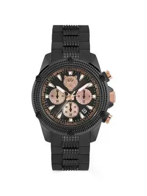 PLEIN SPORT Hurricane Chronograph 44mm Watch - Black