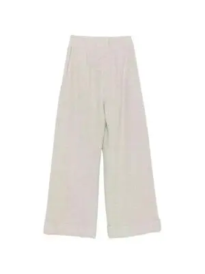 Colombo Herringbone Pleated Trousers
