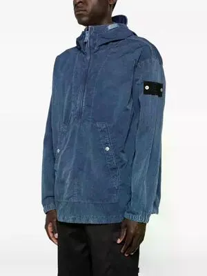 Stone Island Logo-patch Hooded Jacket