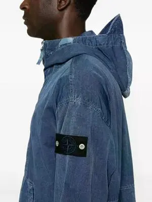Stone Island Logo-patch Hooded Jacket