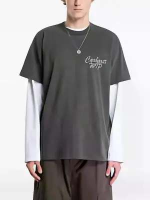 Carhartt Work In Progress Hatching Script T-shirt - Grey