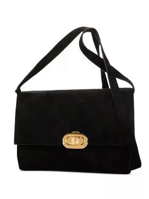 Celine Triomphe Shoulder Bag - Black