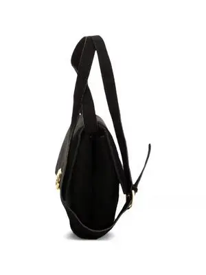 Celine Triomphe Shoulder Bag - Black