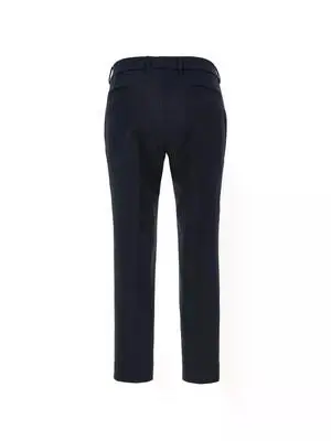 PT TORINO Mid-rise Slim-fit Trousers - Blue