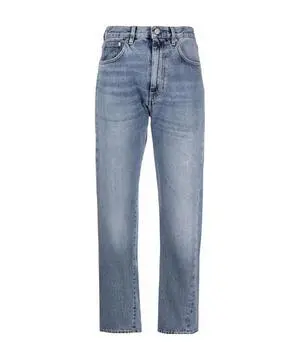 TOTEME Mid-waist Twisted Jeans