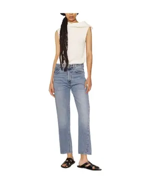 TOTEME Mid-waist Twisted Jeans