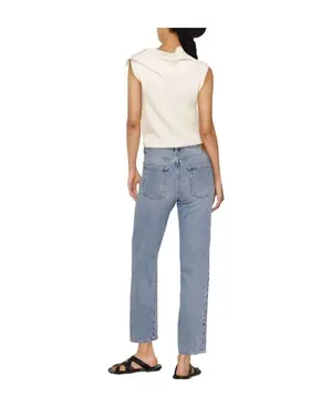 TOTEME Mid-waist Twisted Jeans