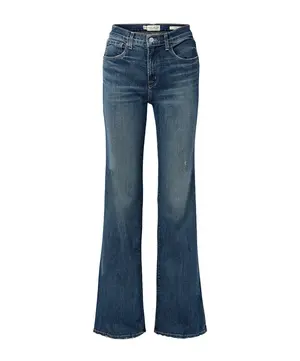 NILI LOTAN High-rise Straight-leg Jeans