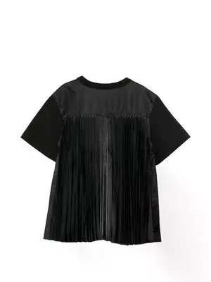 Sacai Cotton Panelled T-shirt