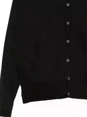 DEVOA High-neck Ribbed-trim Cardigan