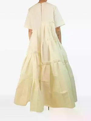 Maison Rabih Kayrouz Tiered Ruffle Maxi Gown Dress