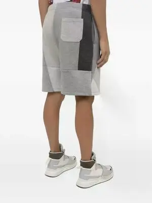 Valentino Garavani Vltn Logo-print Patchwork Shorts