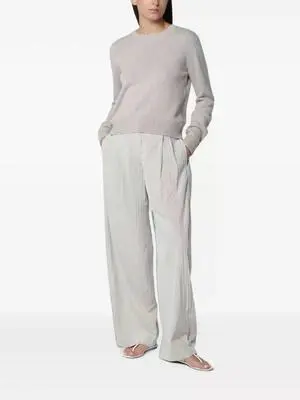 LISA YANG Mable Ribbed-trim Sweater