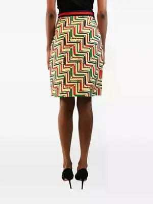 Gucci Chain-print Midi Skirt