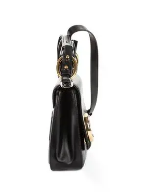 Chloé Small C Leather Two-way Handbag - Black
