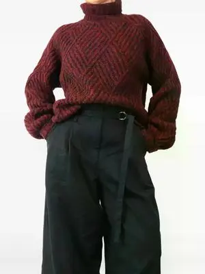 Victoria Beckham Chunky Roll-neck Sweater