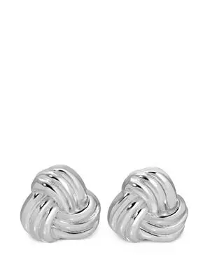 HEAVEN MAYHEM Vali Knot Earrings - Silver