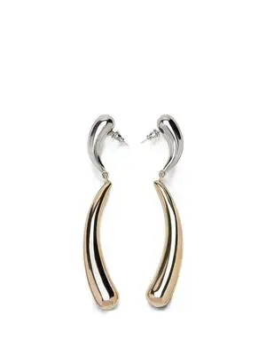 PANCONESI Blow Up Forma Earrings - Silver