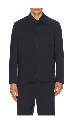 Barena Venezia Overshirt Visal Tropical - Navy