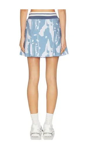 MALBON Lily Inkwash Skirt In Blue