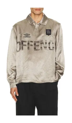UMBRO Satin Enfield Shirt In Grey