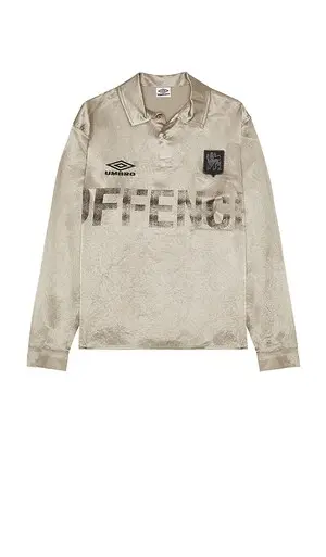UMBRO Satin Enfield Shirt In Grey