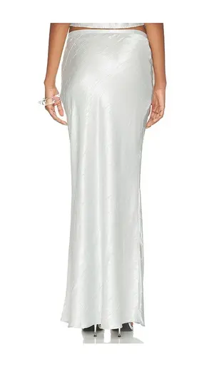 Lioness Hudson Maxi Skirt In Metallic