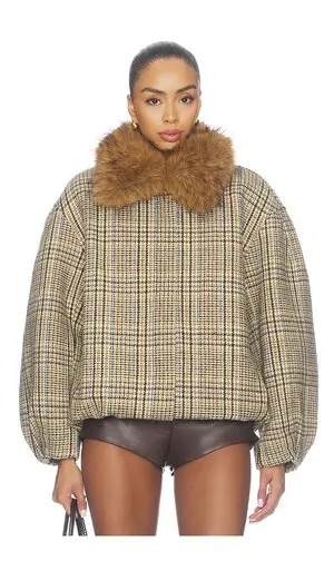 Ronny Kobo Savannah Jacket In Beige