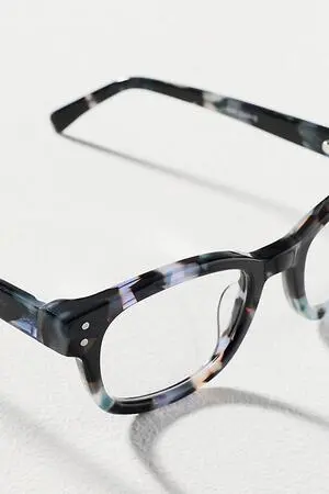 Eyebobs Biff Square Readers - Blue Pattern