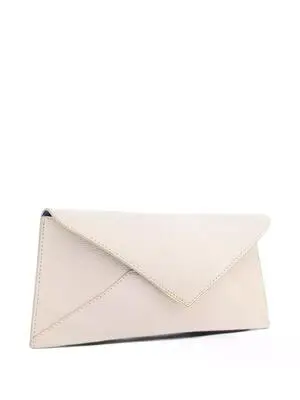 Tyler Ellis 28 Lee Lineage Leather Clutch Bag - Neutrals