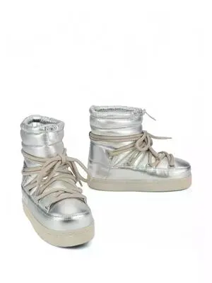 Inuikii Mountain Gloss Quilted Metallic Boots
