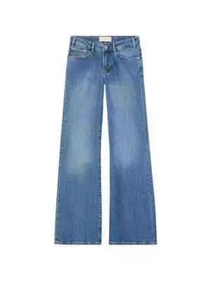 JEANERICA The San Babila Faded-effect Flared Jeans - Blue
