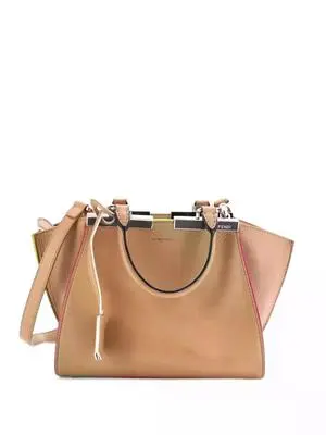 Fendi 3jours Bag Leather Mini Crossbody Bag - Neutrals