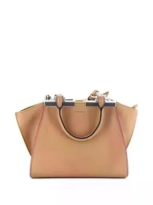 Fendi 3jours Bag Leather Mini Crossbody Bag - Neutrals