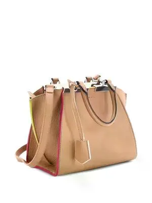 Fendi 3jours Bag Leather Mini Crossbody Bag - Neutrals
