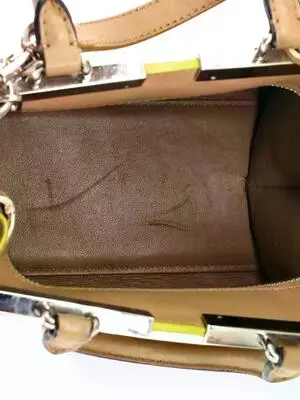 Fendi 3jours Bag Leather Mini Crossbody Bag - Neutrals