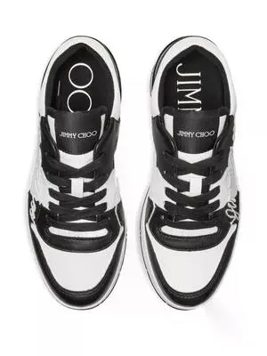 JIMMY CHOO Florent/f Leather Sneakers