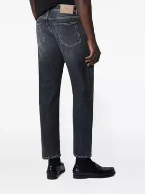 PT TORINO Faded-effect Straight-leg Jeans