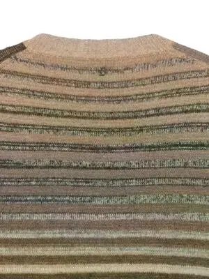 DONDUP Striped Wool-blend Sweater