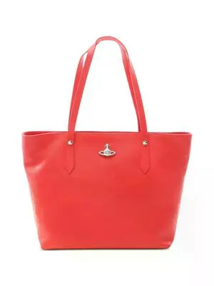 VIVIENNE WESTWOOD Orb Leather Tote Bag