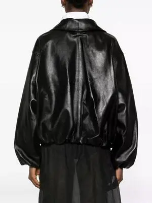 CASSELL Zip-up Leather Jacket