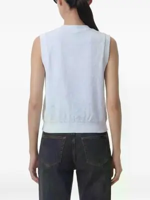 Sporty & Rich Logo-embroidered Terry Vest