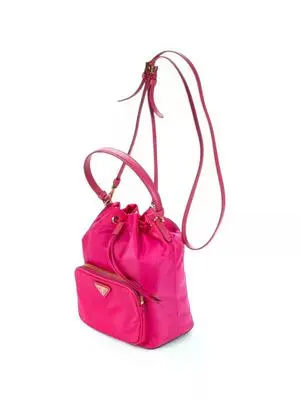 Prada Re-nylon Duet Bucket Bag - Pink