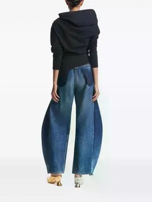 A.W.A.K.E. Mode Asymmetric Draped-neck Top