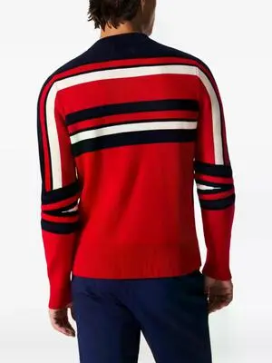 Perfect Moment Merino Wool Slalom Sweater - Red