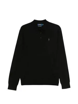 Polo Ralph Lauren Polo Pony Embroidered Polo Shirt - Black