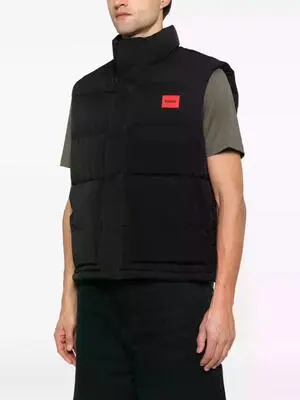 Hugo Quilted Logo-patch Gilet