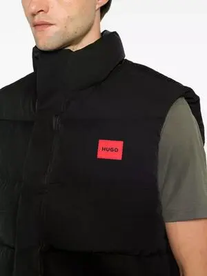 Hugo Quilted Logo-patch Gilet